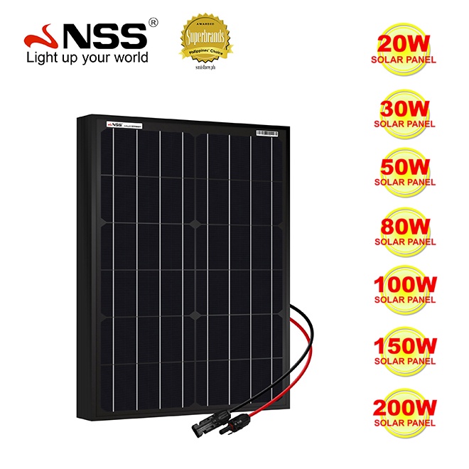 NSS Solar Panel German Cell Aluminum with MC4 Connector High Efficiency ...