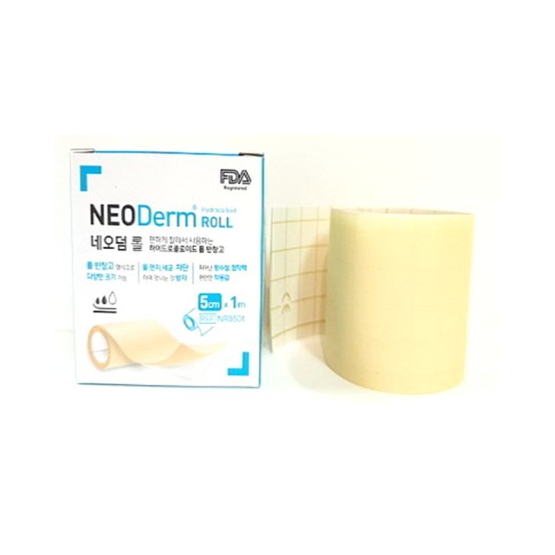 NeoDerm Roll Hydrocolloid Dressing Wound Band Acne Pimple Treatment ...