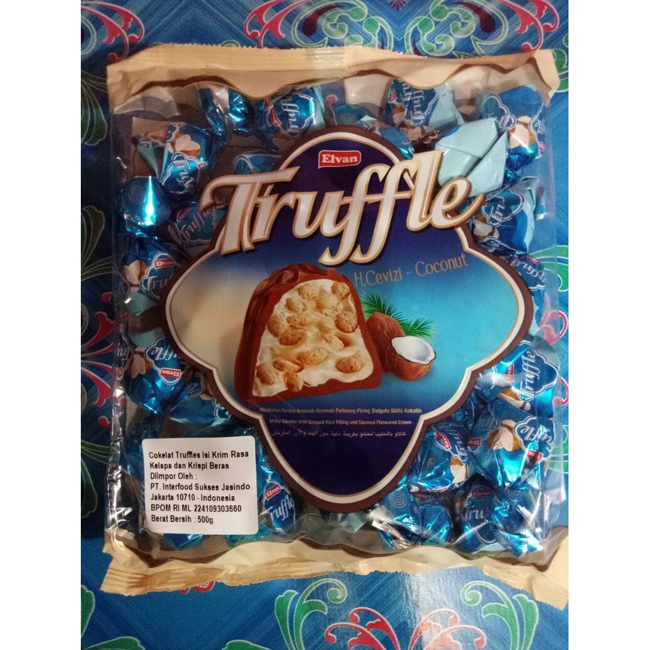Arabic Chocolate Truffle Coconut 500grm / Delicious Chocolate | Shopee ...