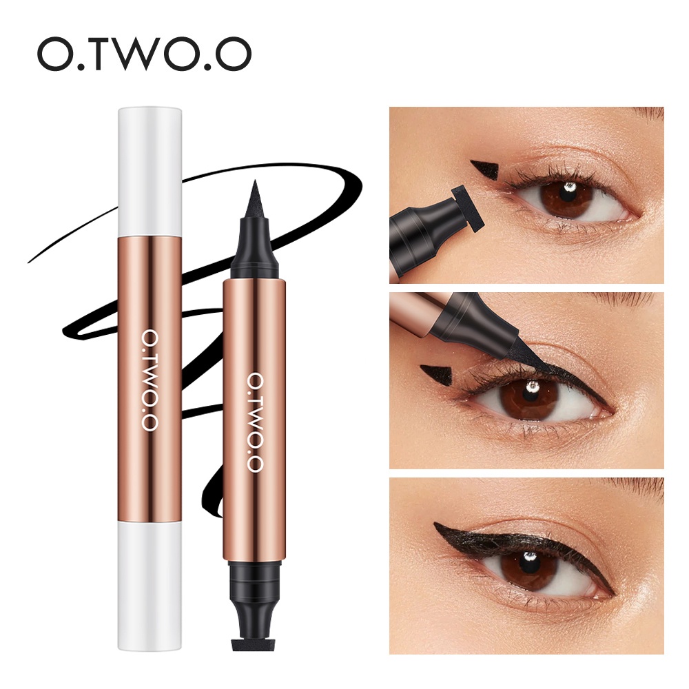 O Two O Black Eye Liner Stamp Eyeliner Pencil Waterproof Smudge Proof