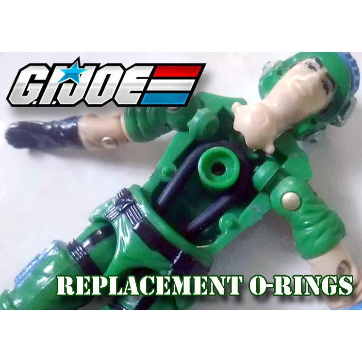 Vintage G.I.Joe Replacement O-RINGS (20 pcs) (GI Joe 1984-2006 ...