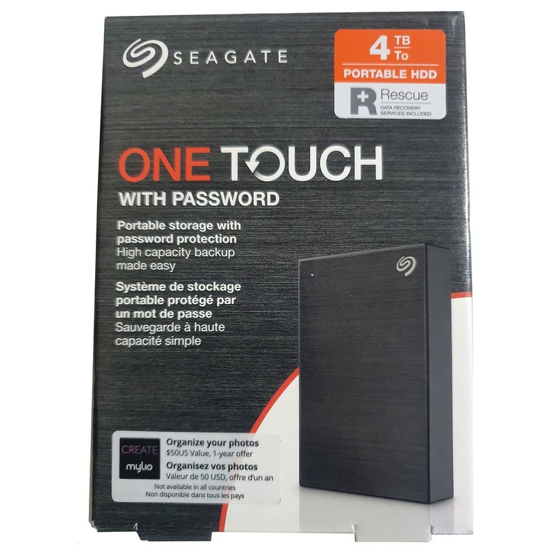Seagate 4TB 2.5inch One Touch External Hard Disk with Password STKZ4000 ...