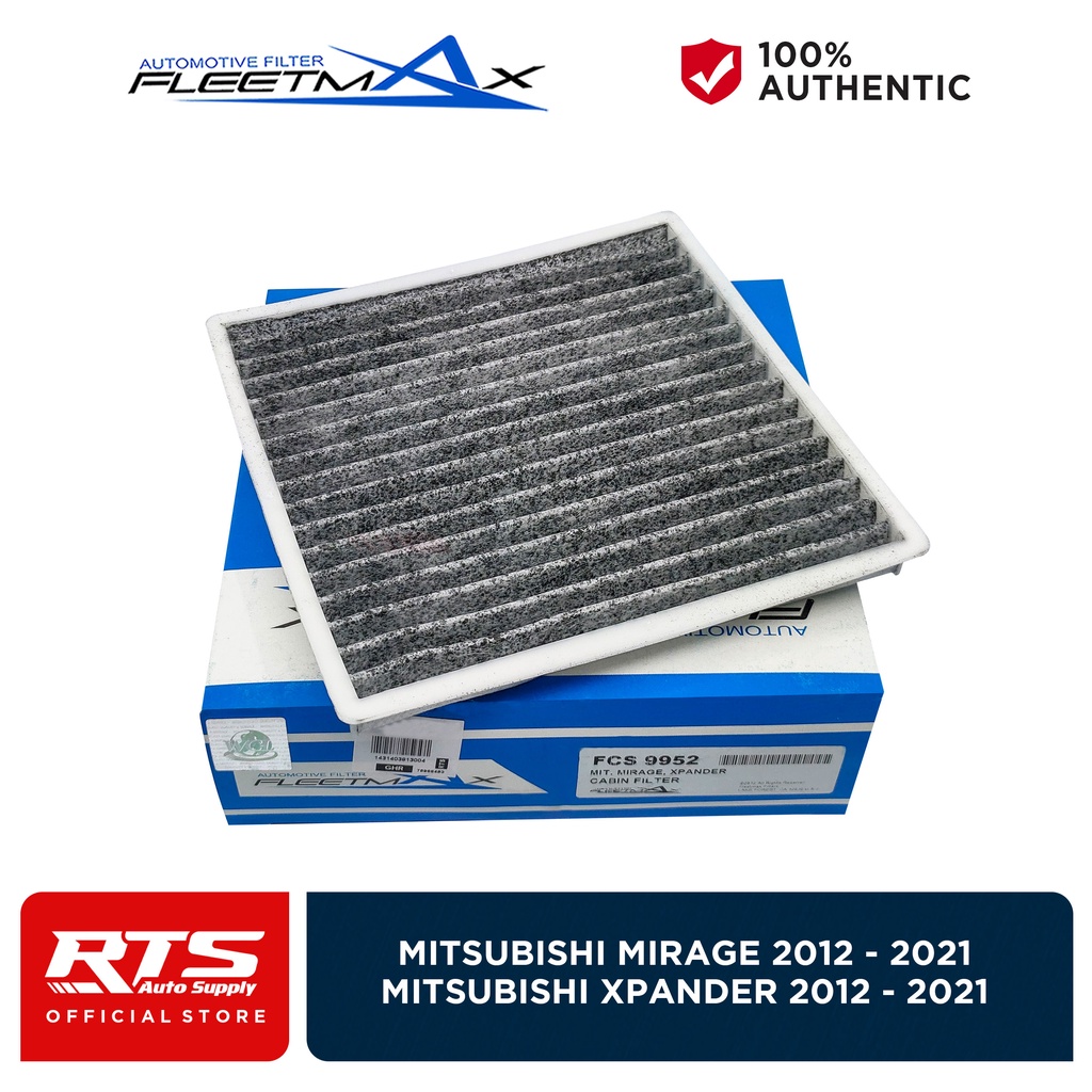 Cabin Filter for Mitsubishi Mirage and Xpander 2013 - 2022 Fleetmax ...