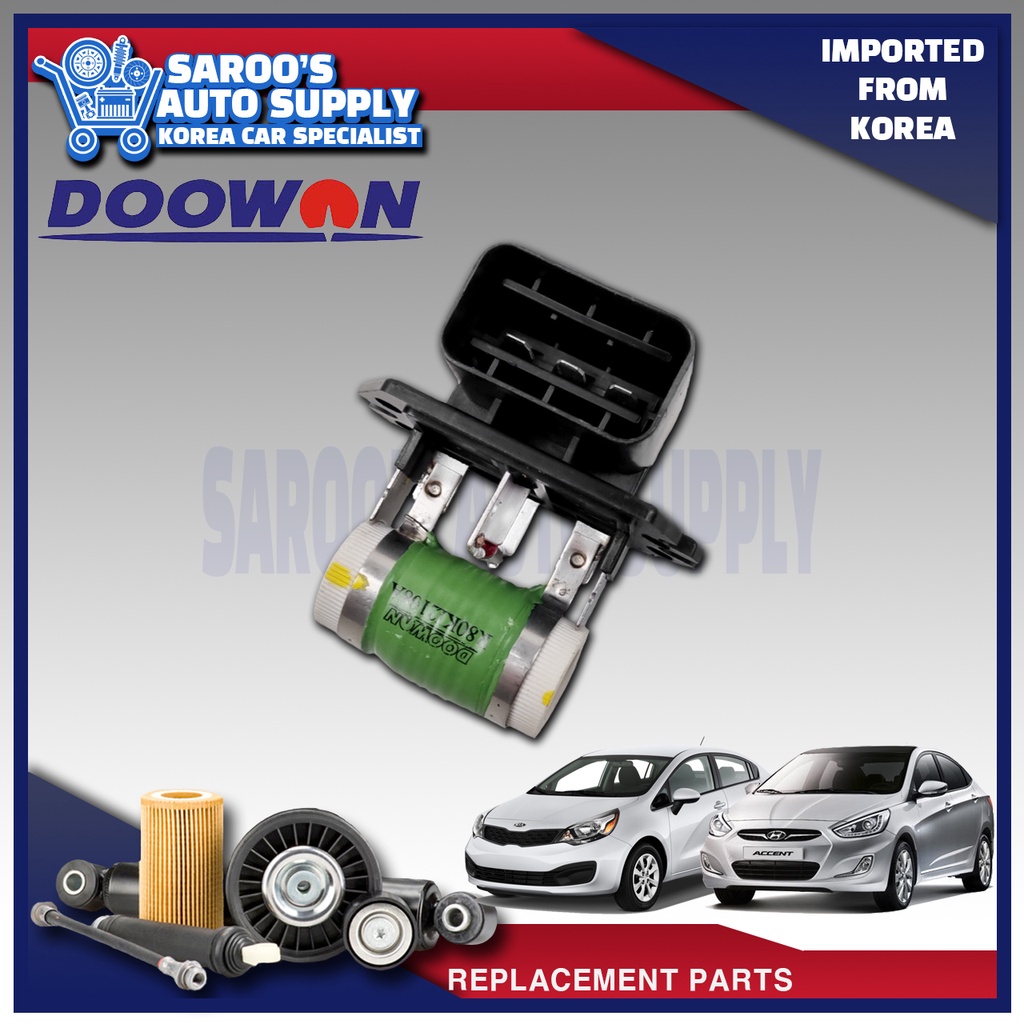 Radiator Fan Resistor / Cooling Fan Resister For Accent , Rio , Doowon ...
