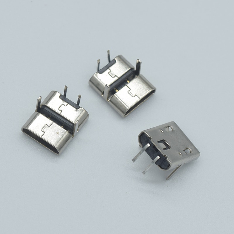 10pcs Micro USB 2pin B type Female Connector For Mobile Phone Jack ...