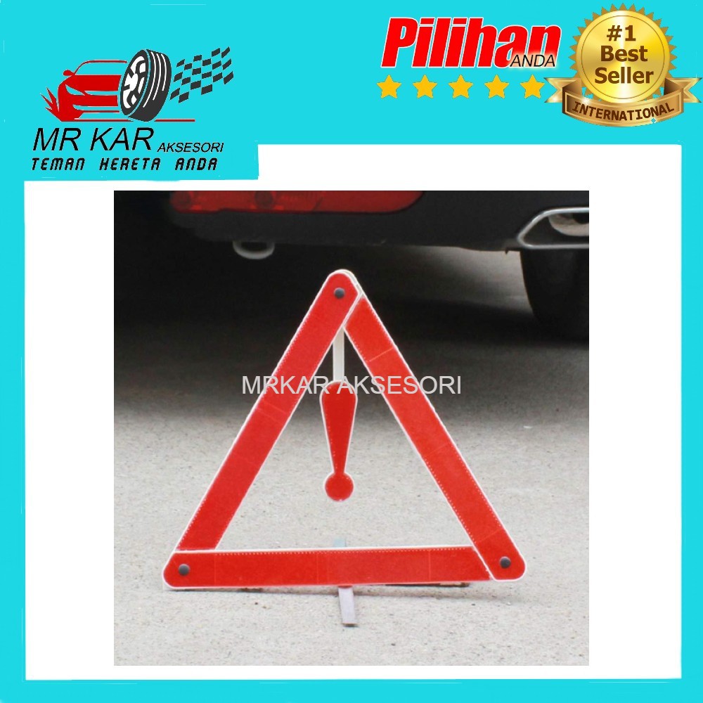 Reflective Foldable Road Emergency Red Triangle Roadside Car Emergency ...