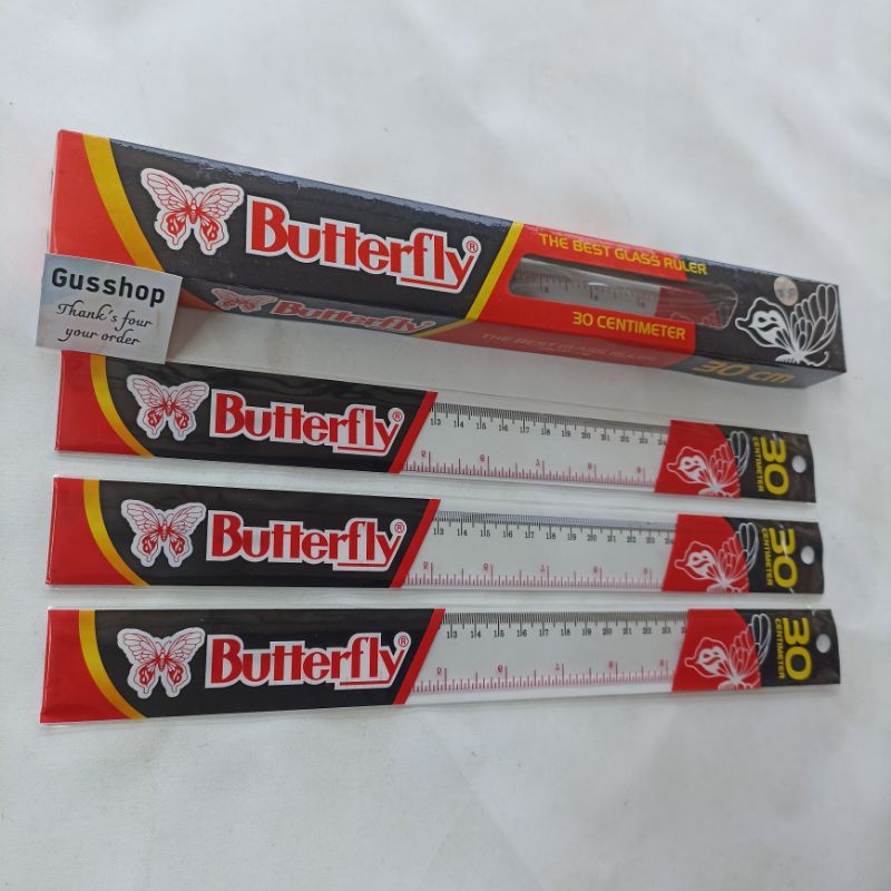 Butterfly RULER 30CM 1PCS | Shopee Philippines