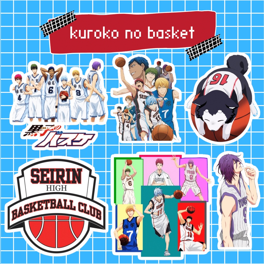 Anime Stickers / Kuroko no Basket Anime Sticker Collection / Laminated ...