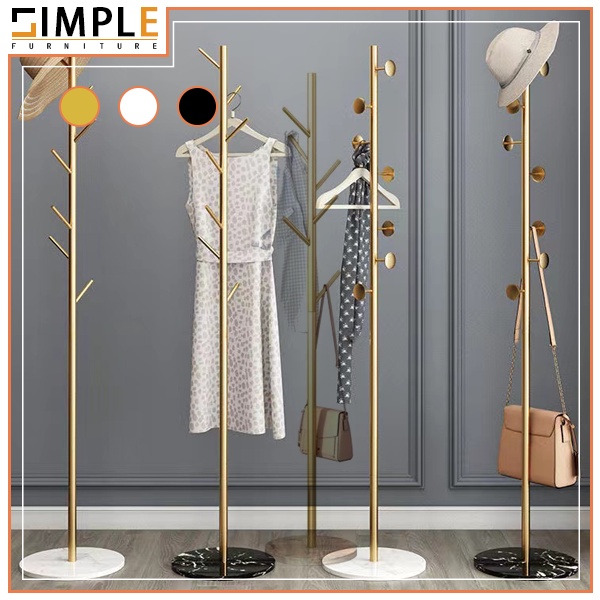 Floor coat dish drying rack hanger mga sabitan bedroom coat rack metal ...