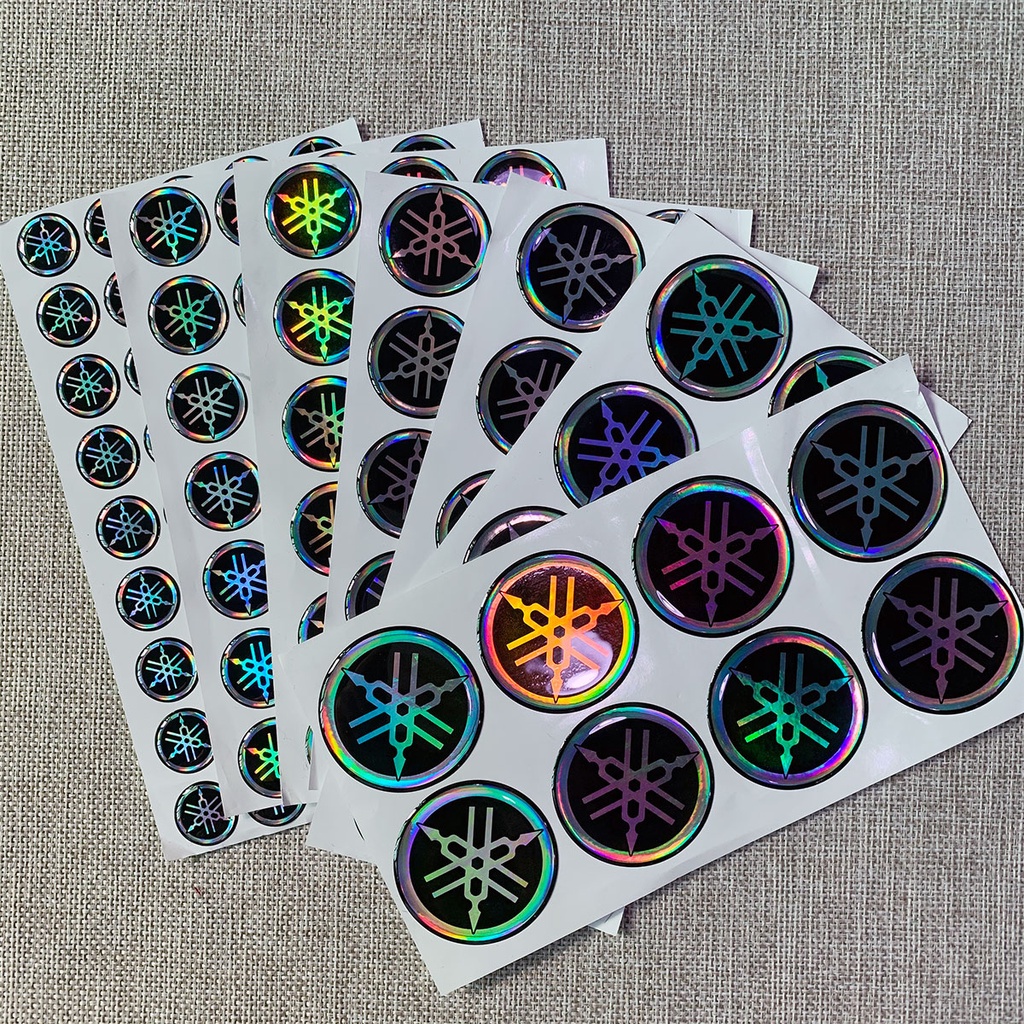 3D Resin GEL Laser Rainbow Emblem for YAMAHA MIO I 125 AEROX 155 NMAX ...