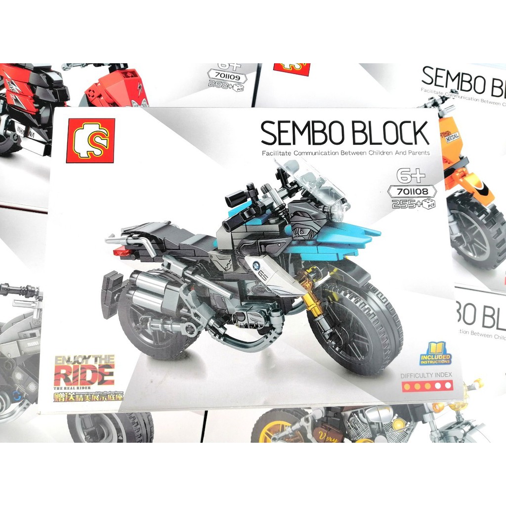 Lego Chinese SEMBO BLOCK Motorbike | Shopee Philippines