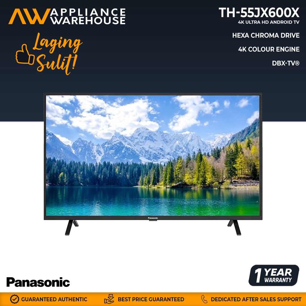 Panasonic TH-55JX600X 55" LCD 4K HDR, Android TV | Shopee Philippines