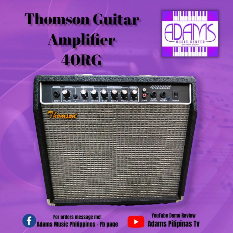 Thomson/Davis Amplifier 40RG | Shopee Philippines