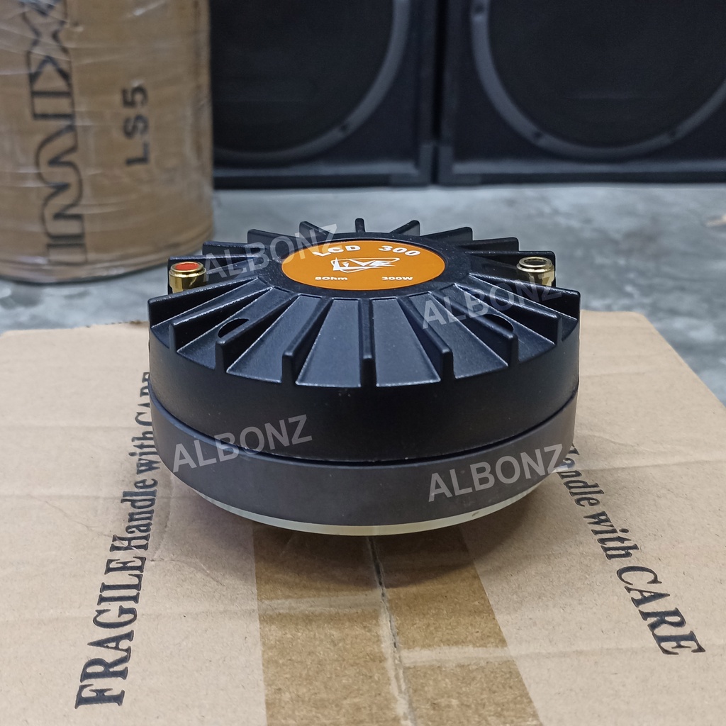 Live Tweeter LCD 300 Compression Driver Unit Free Capacitor | Shopee ...