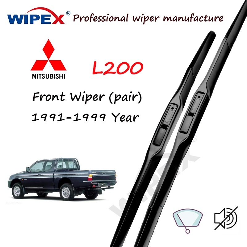 Mitsubishi L200 Wiper Blade 18+19 Set (Front/Pair) for 1991 to 1999 ...