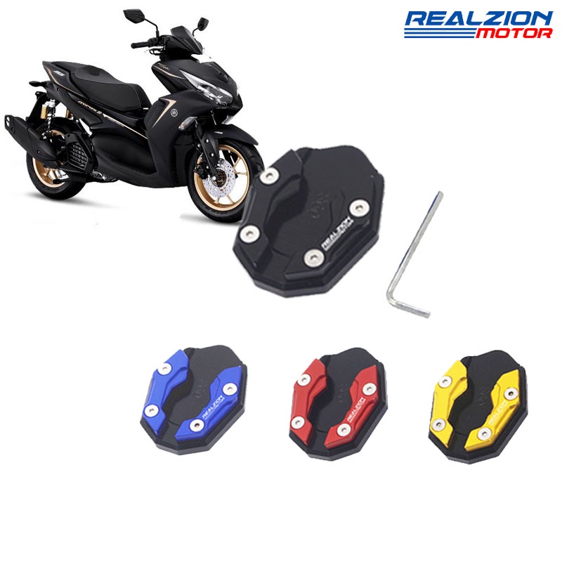 REALZIONMOTOR For Aerox 155 Aerox155 Side Stand Flat Foot Extension ...