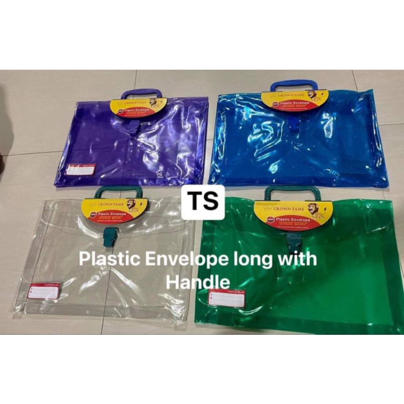 EXPANDED PLASTIC ENVELOPE LONG COLORED with HANDLE | Shopee Philippines