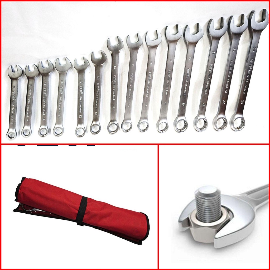 [100% Full Set As Shown] Yeti USA 8-24mm Wrench Set, 8-32mm, 10-32mm ...