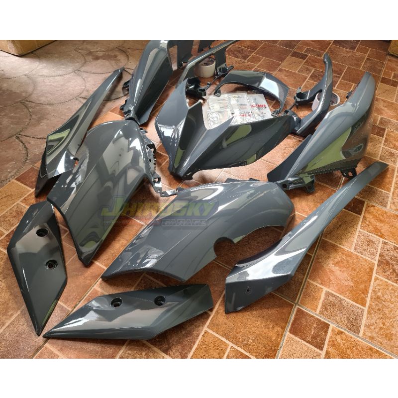 Xmax Power Gray Fairings Complete Set (Genuine Yamaha) | Shopee Philippines