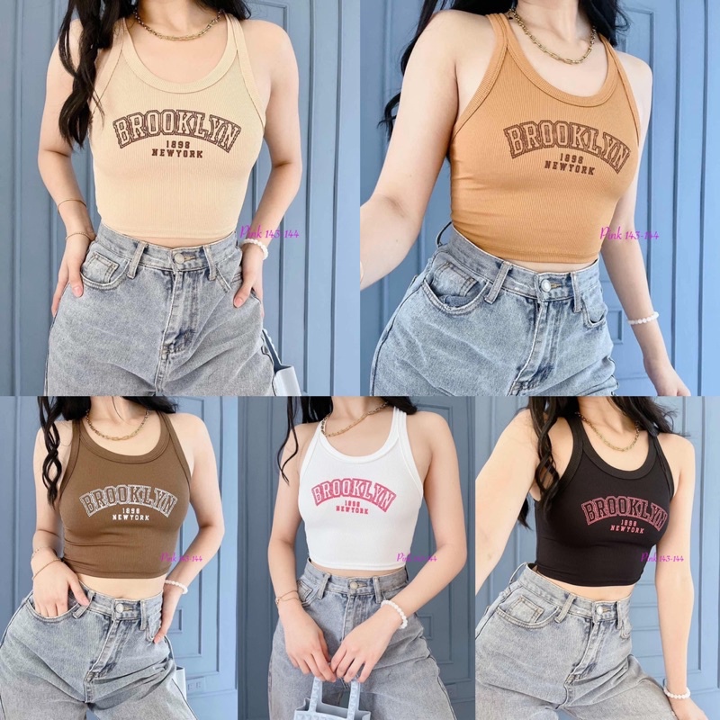 Mil Brooklyn Sando Statement Crop Top | Shopee Philippines