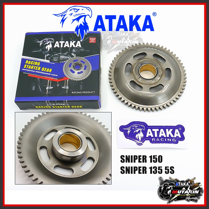 ATAKA Racing Starter Wheel Assy 59T SNIPER150 SNIPER MX 135 | Shopee Philippines