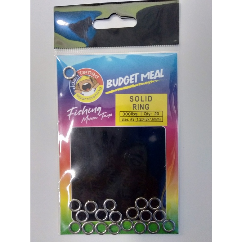 JIGAHOLIC JUAN TAMAD Jig Solid Rings “budget meal” for fishing | Shopee ...
