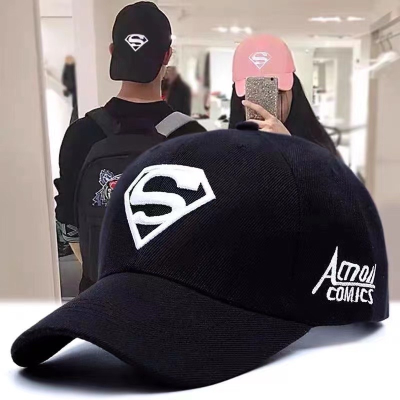 Superman Style Adjust Cap Fashion Hats Outdoor Bull Caps Close Baseball ...