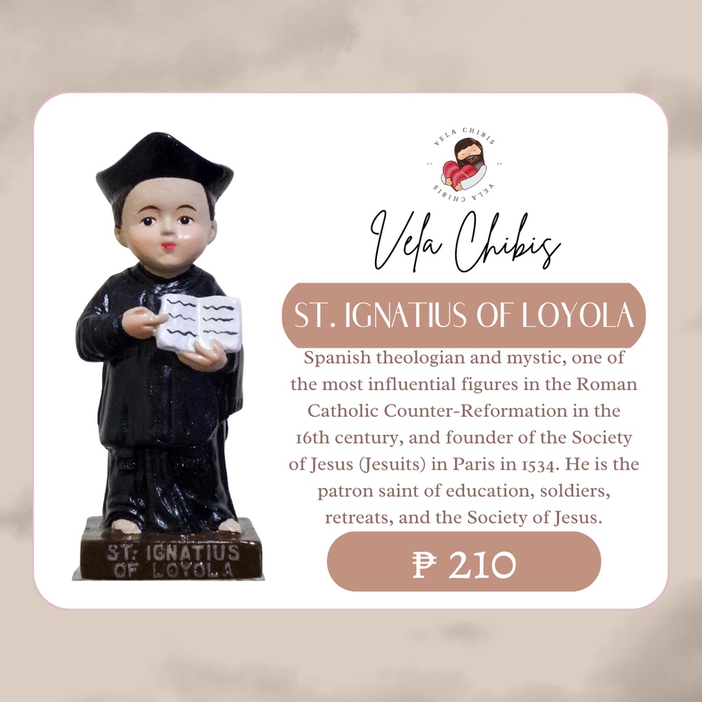 St. Ignatius of Loyola Chibi Image / Chibi Saint | Shopee Philippines