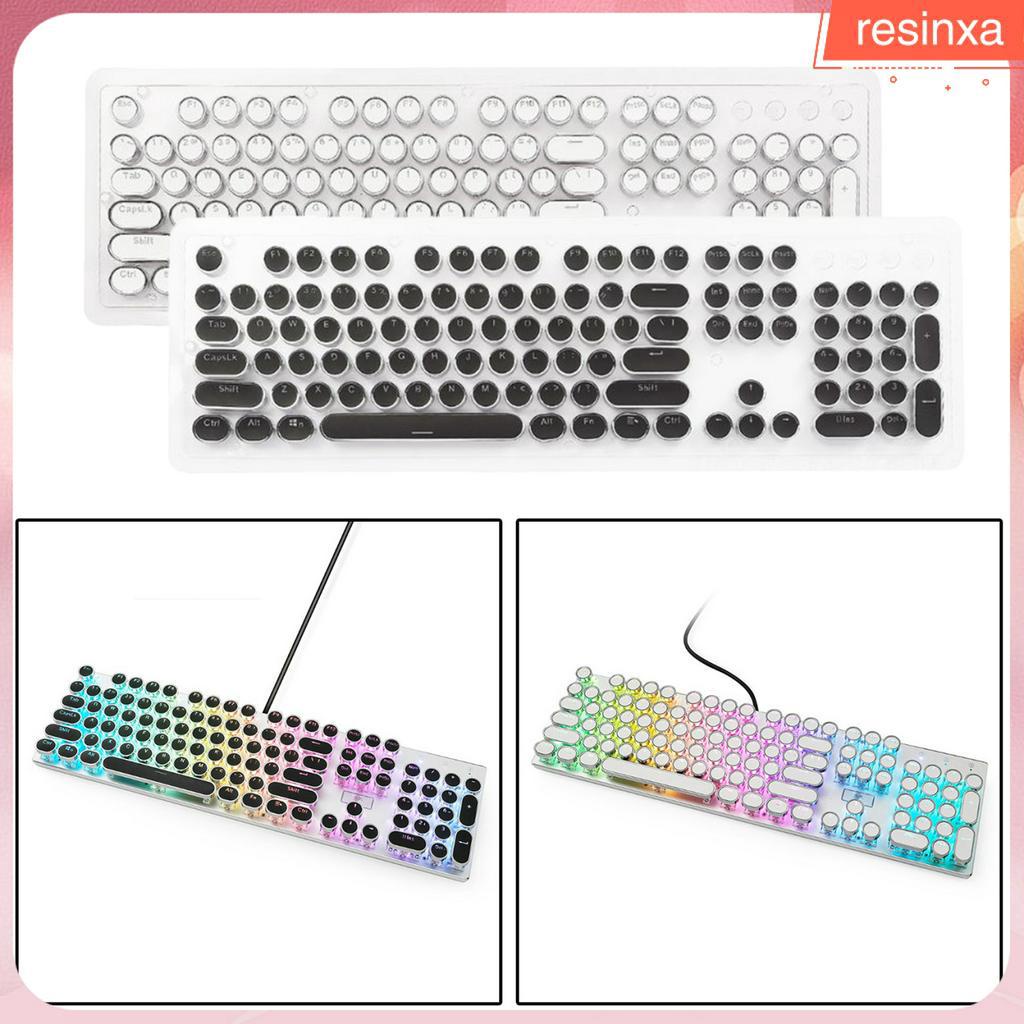 Round Keycaps - Double PBT Keycap Set with Translucent Layer, for ...
