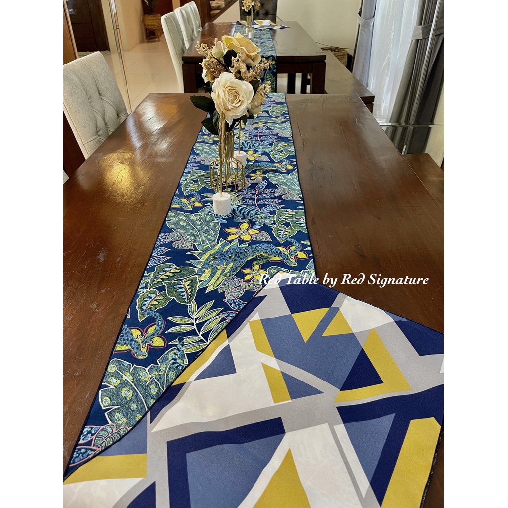 SALE Table Runner for 8 SEATER 90 X 13" Reversible Table Runner, back ...