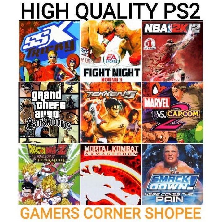 PS2 Games PS2 cds PS2 videogames ps2 cd games | Shopee Philippines