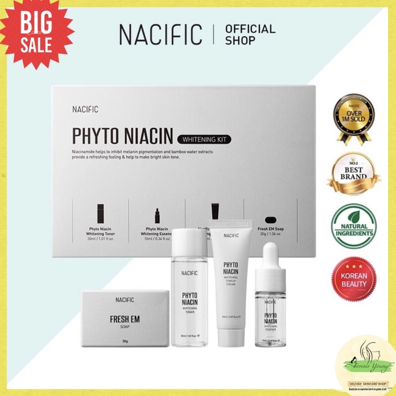 NACIFIC Phytoniacin Whitening Kit (Original) | Shopee Philippines