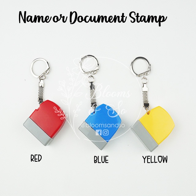 Personalized self inking Name stamp for Documents and Business | Shopee ...