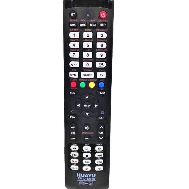 Huayu RM-L1120+8 Universal LED/LCD TV Remote Control For Majority Brands | Shopee Philippines