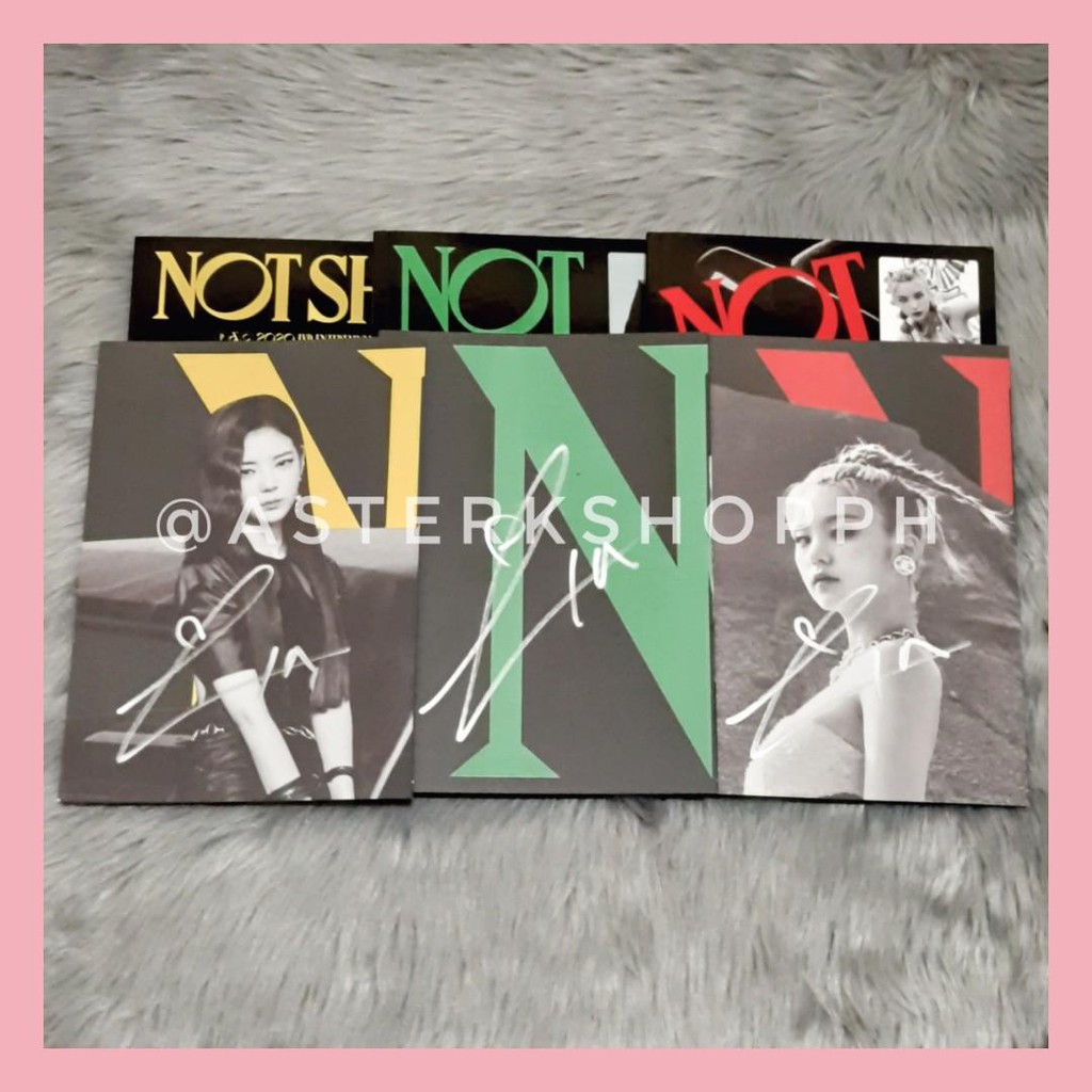 ITZY Not Shy Signed Album - Limited Edition, Autographed by Members, K ...