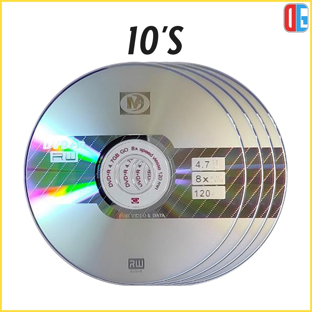 (10pcs) M DVD+R 8x 4.7gb | Shopee Philippines