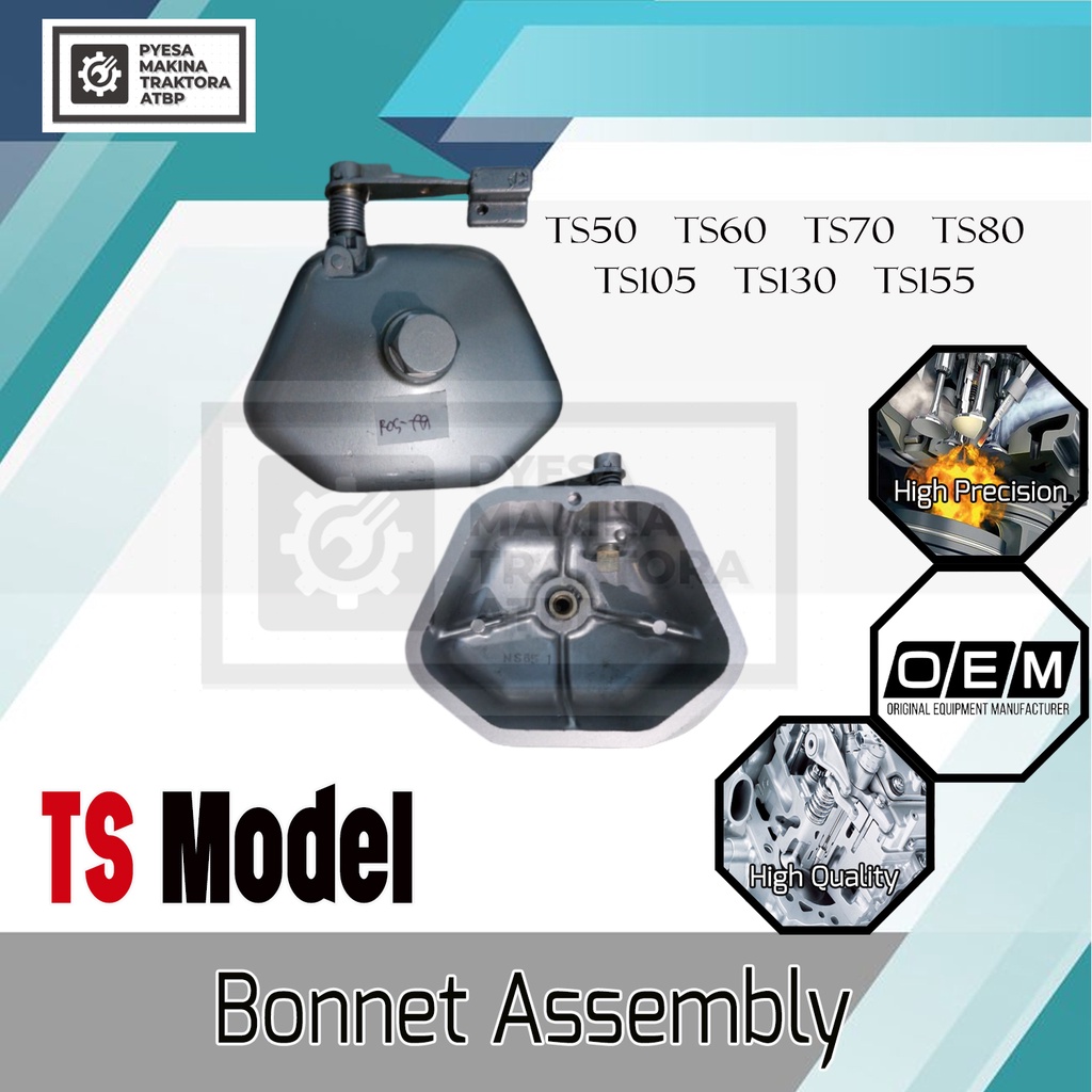 Bonnet Assembly Assy for TS50 TS60 TS70 TS80 TS05 TS130 TS155 Yanmar ...
