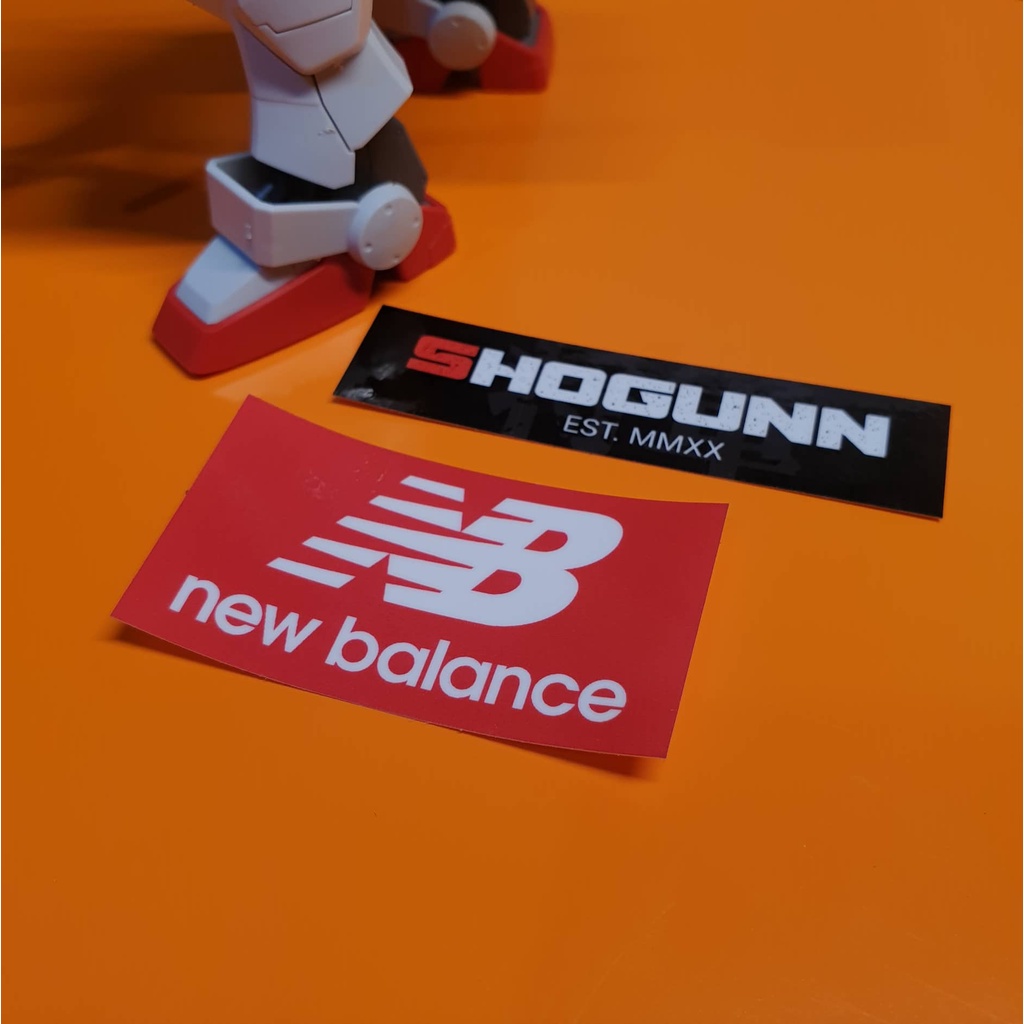 New Balance NB Classic Logo Laminated Vinyl Sticker | Shopee Philippines