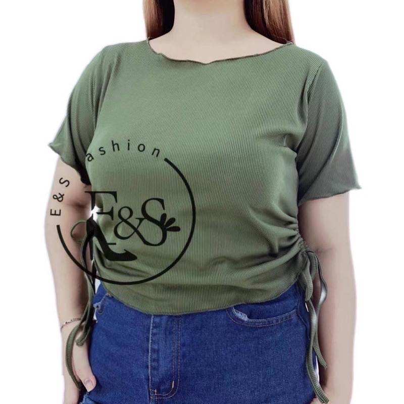 PLUS SIZE TWO SIDES ADJUSTABLE STRING TOP FIT UP TO LARGE TO 2XL ...