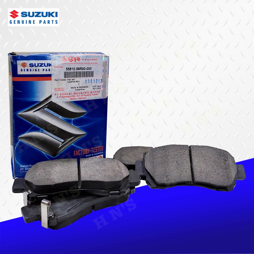 Suzuki Genuine Brake Pads for Suzuki Ertiga ( 2018 - up ) Pn. 55810 ...