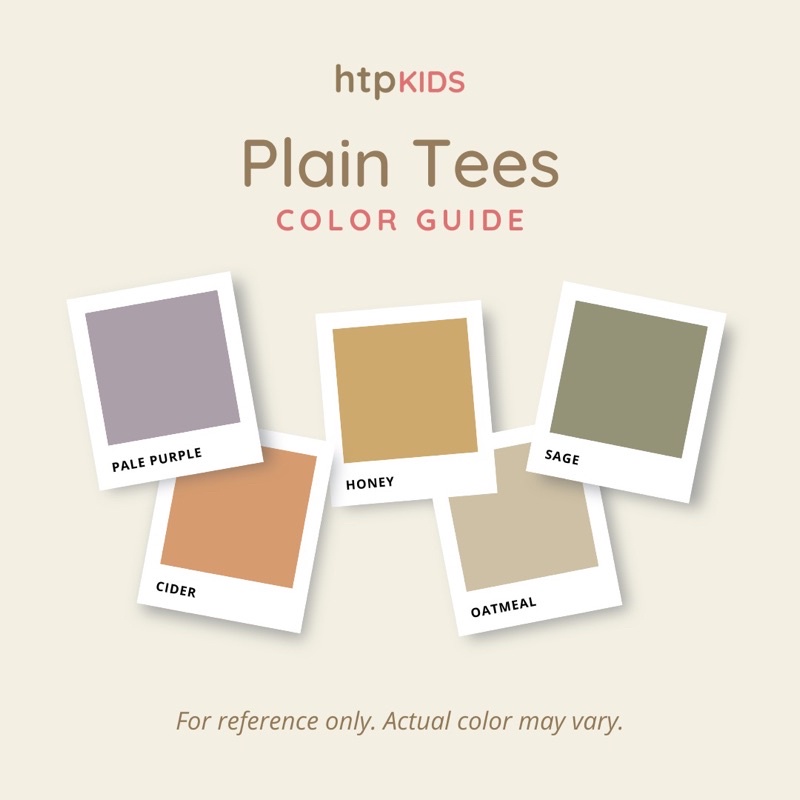 HTP Kids Plain Tee | 100% Cotton | Shopee Philippines