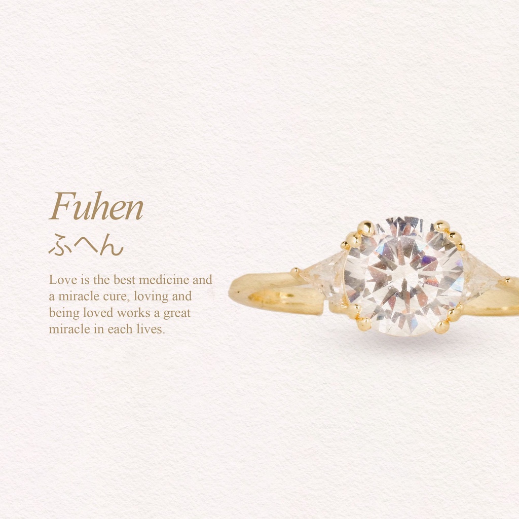Mikana Valentines Promise Ring 18k Gold Plated Fuhen Ring Accessories ...
