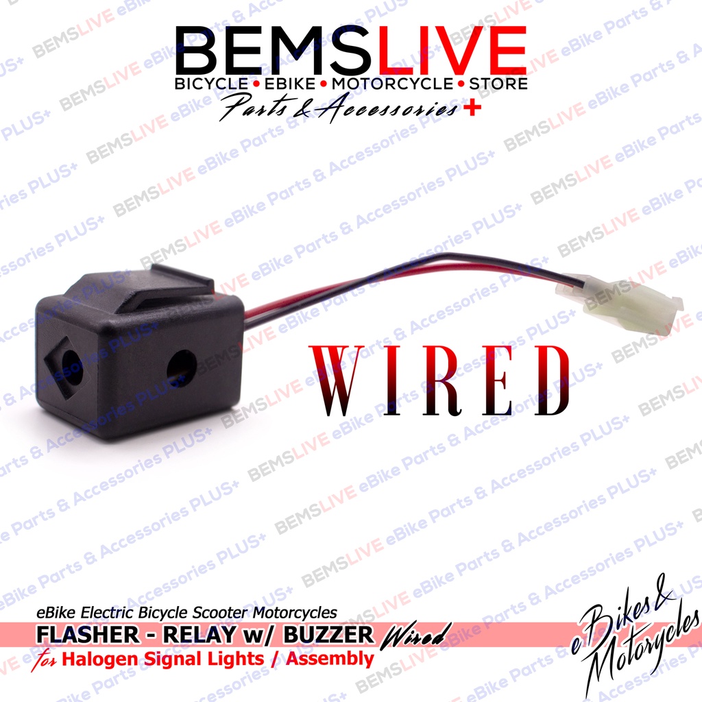 FLASHER - RELAY with BUZZER Wired for Halogen Signal Lights / Assembly ...