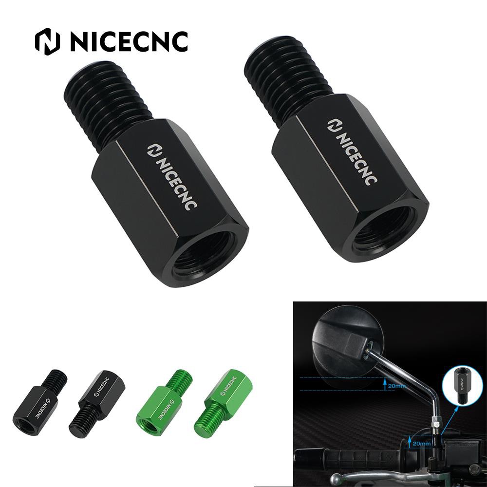 NiceCNC M10x1.25 For Kawasaki KLR650 KLR 650 2008-2022 Mirror Extension ...