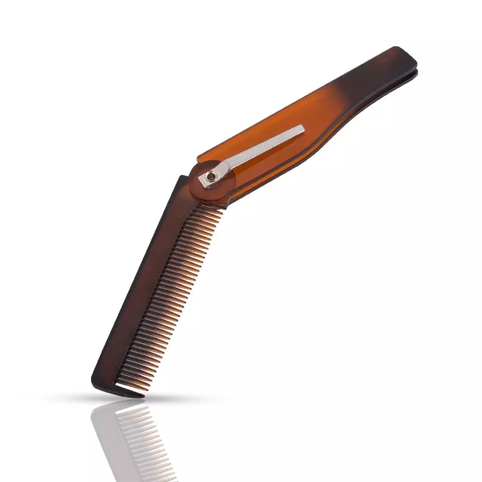 Foldable Pocket Hair Comb Folding Clip Brush | Shopee Philippines