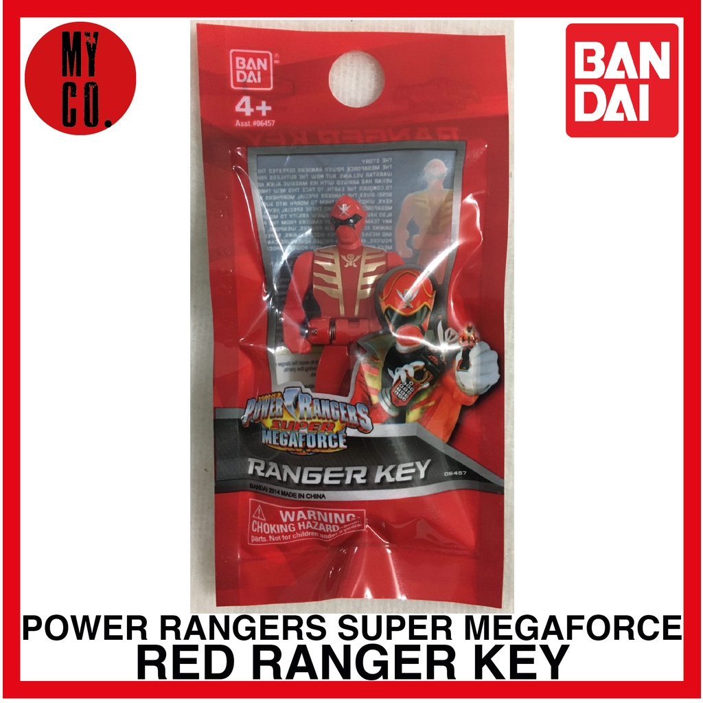 POWER RANGERS SUPER MEGAFORCE RED RANGER KEY BANDAI | Shopee Philippines