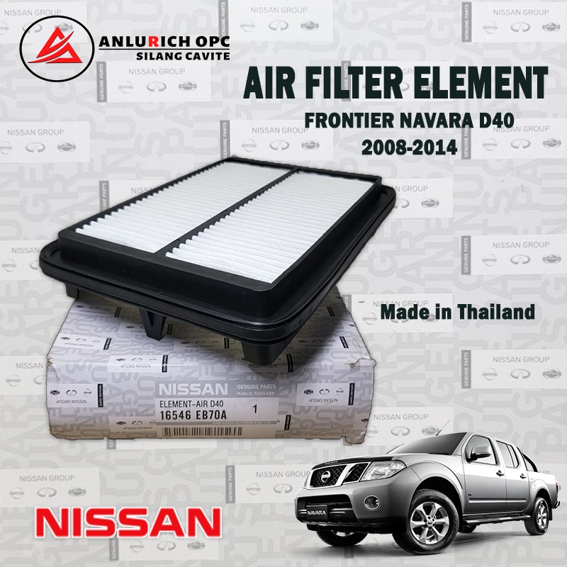 Air Filter Element for Nissan Frontier Navara D40 2008-2014 NISSAN ...