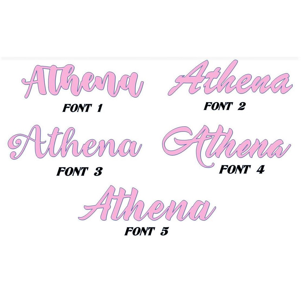 Cursive Styro Cut Out Letters Name DIY Backdrop Wall Decor for Party ...