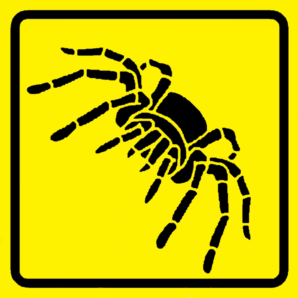 Warning Sign Decal | Waterproof | Tarantula & Scorpion Warning Sign ...