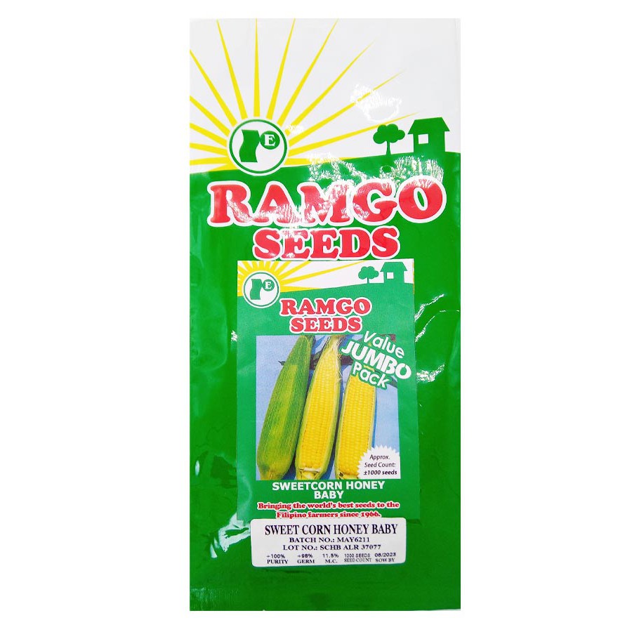 Ramgo Seeds Value Jumbo Pack SweetCorn Honey Baby GDSFPH_S4 | Shopee ...